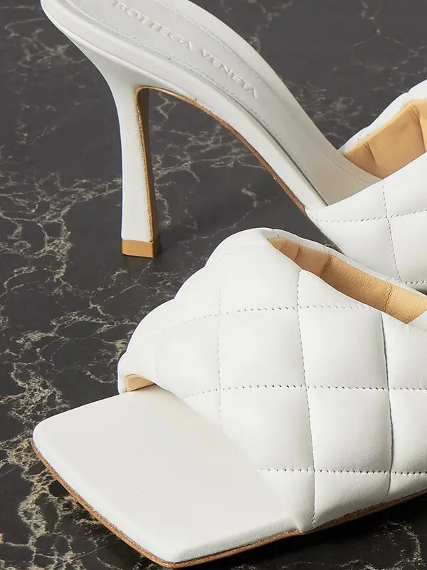 Bottega Veneta Quilted Leather Mules