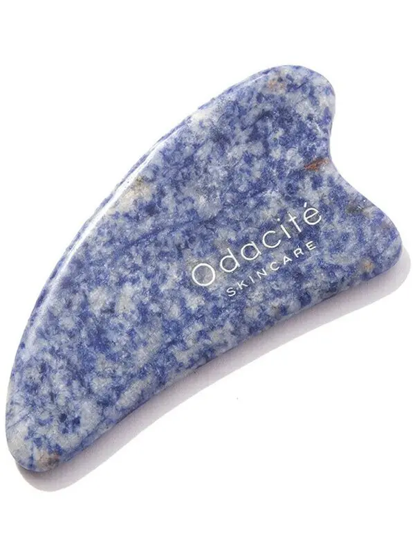 ODACITE Crystal Contour Gua Sha Blue Sodalite Beauty Tool