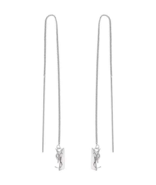Saint Laurent Silver-tone Earrings