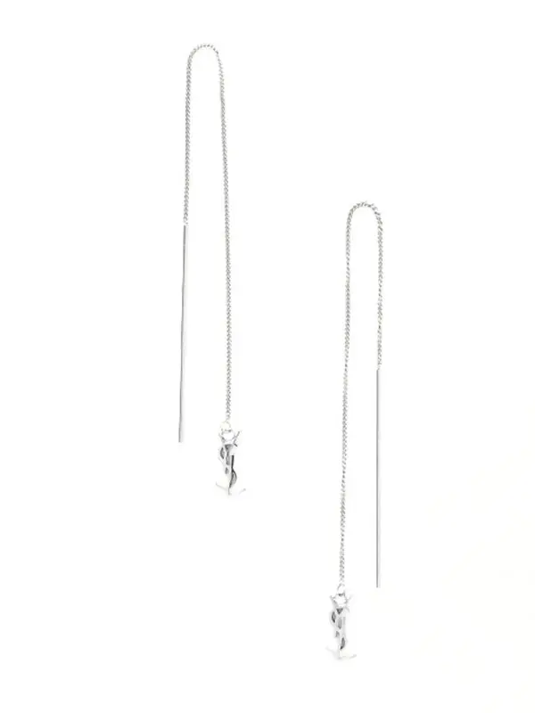 Saint Laurent Silver-tone Earrings