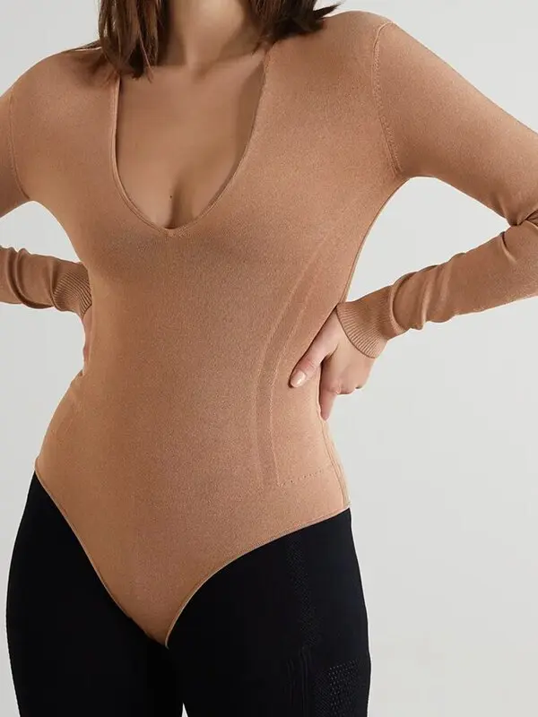 AZ FACTORY Mybody Stretch-knit Bodysuit