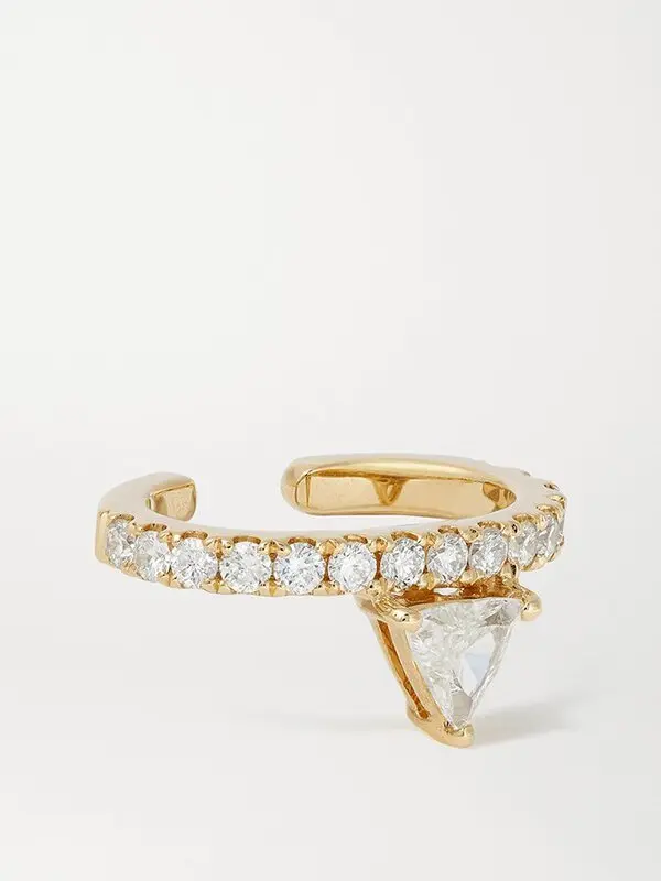 ANITA KO 18-karat Gold Diamond Ear Cuff