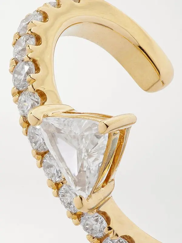 ANITA KO 18-karat Gold Diamond Ear Cuff