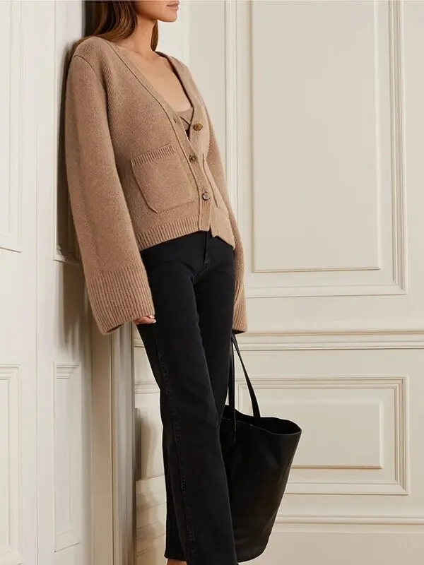 Khaite Scarlet Cashmere Cardigan