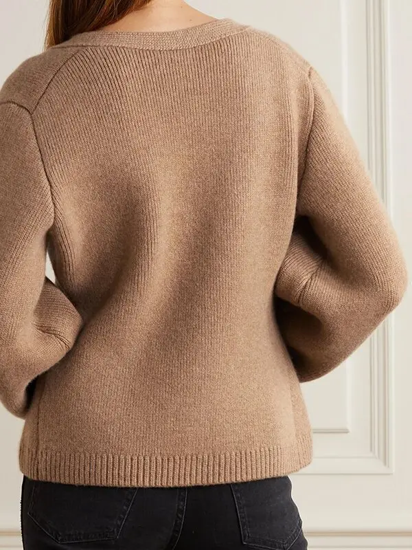 Khaite Scarlet Cashmere Cardigan