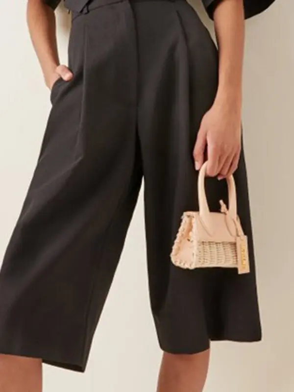 Jacquemus Le Chiquito Wicker And Leather Bag