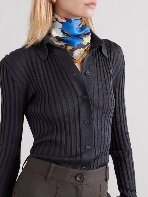 Dries Van Noten Floral-print Silk-twill Scarf