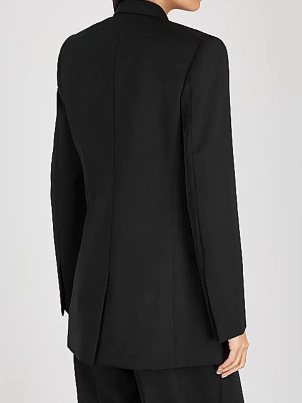 Stella McCartney Delilah Black Double-breasted Wool Blazer