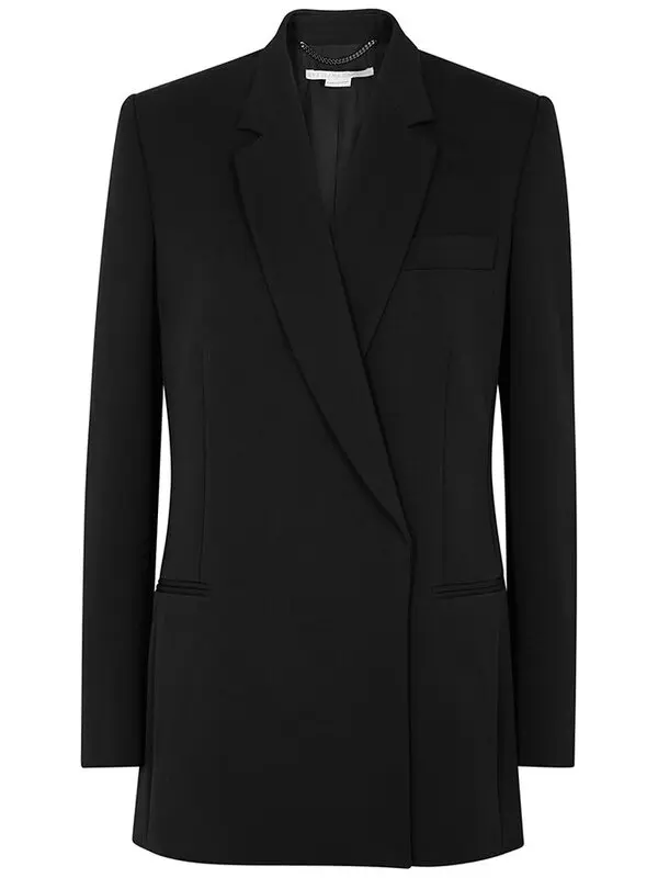 Stella McCartney Delilah Black Double-breasted Wool Blazer