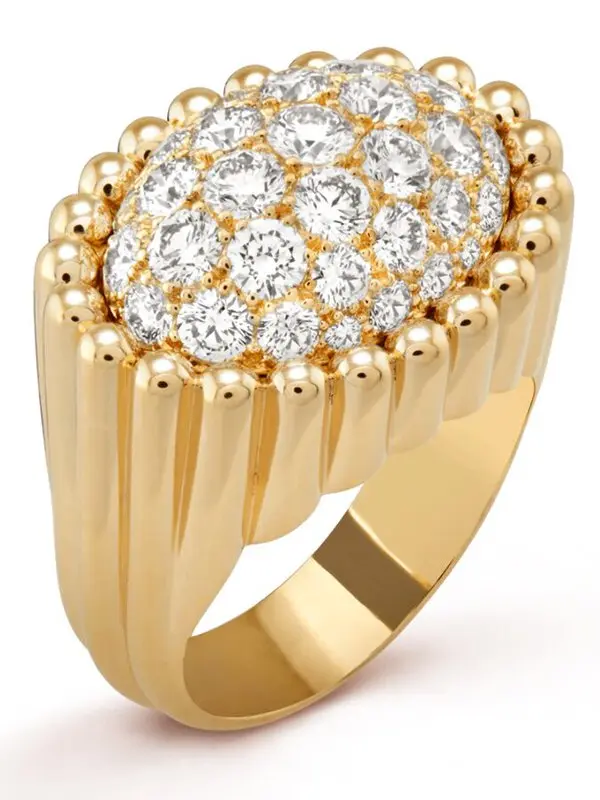 Van Cleef & Arpels Perlée Diamonds Pavé Ring