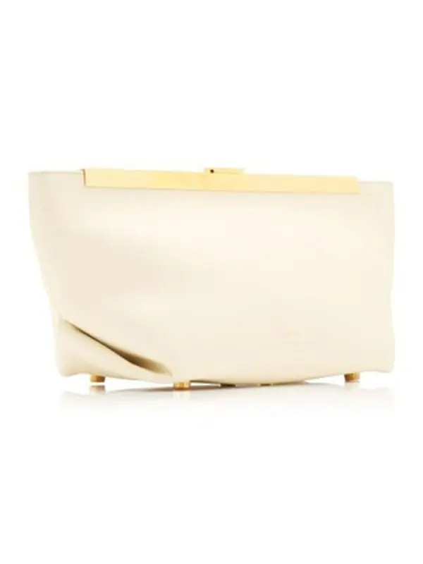 Khaite Aimee Calf Leather Clutch