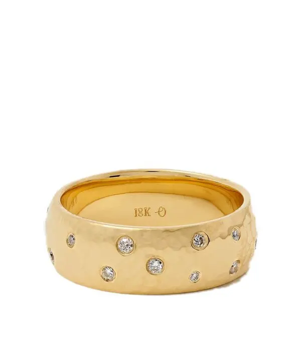 OCTAVIA ELIZABETH Toile 18-karat Recycled Gold Diamond Ring