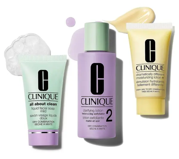 CLINIQUE Cleanser Refresher Course Set- Dry Combination
