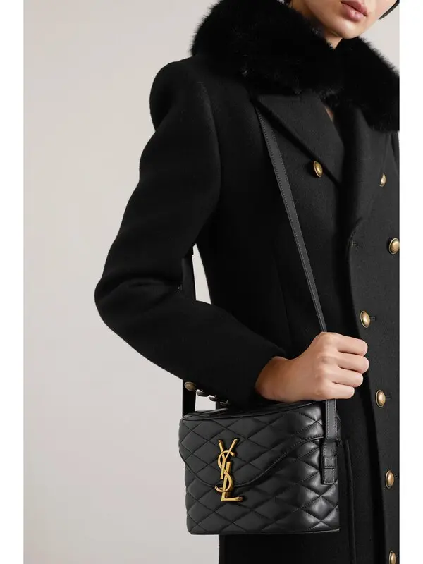 Saint Laurent June Quilted Leather Shoulder Bag
