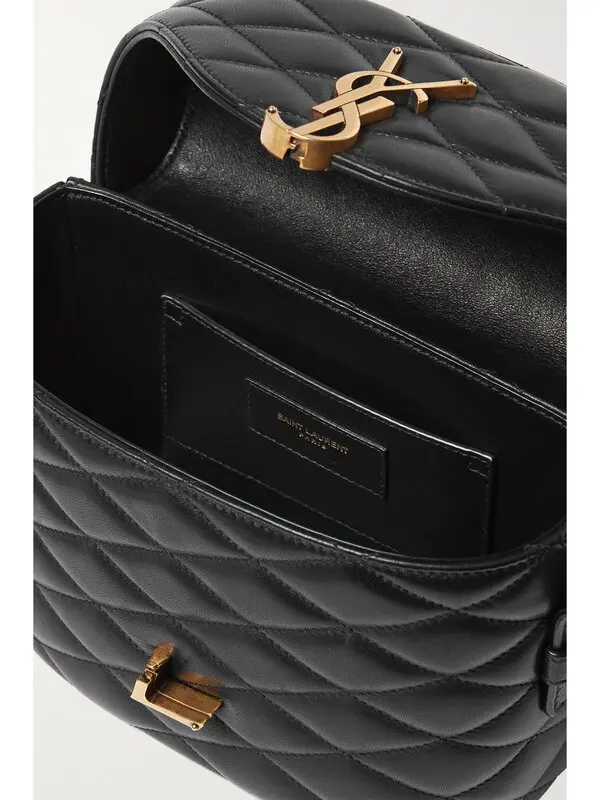 Saint Laurent June Quilted Leather Shoulder Bag