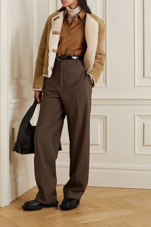 NILI LOTAN Eleanor Shearling Coat
