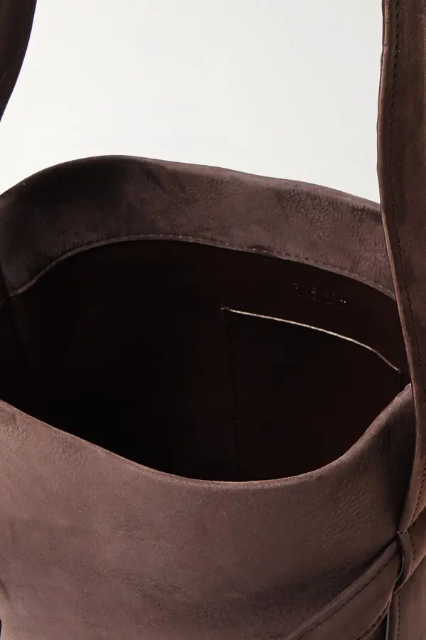 THE ROW Mini Leo Nubuck Bucket Bag