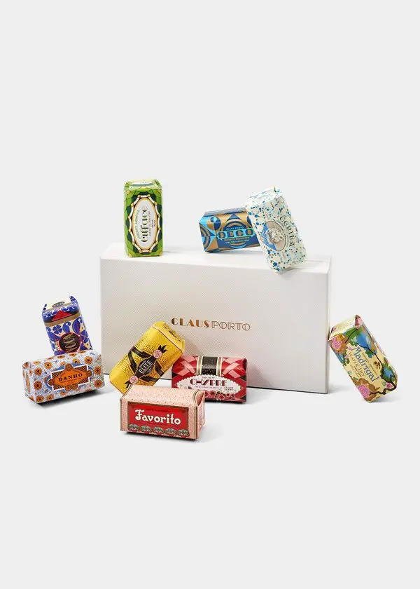 CLAUS PORTO - Deco Assorted Mini Soaps Gift Box, 9 X 1.8 Oz.