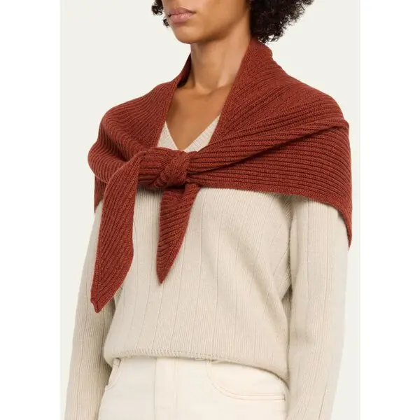 Inverni Sciarpa Maglia Cashmere Knit Scarf