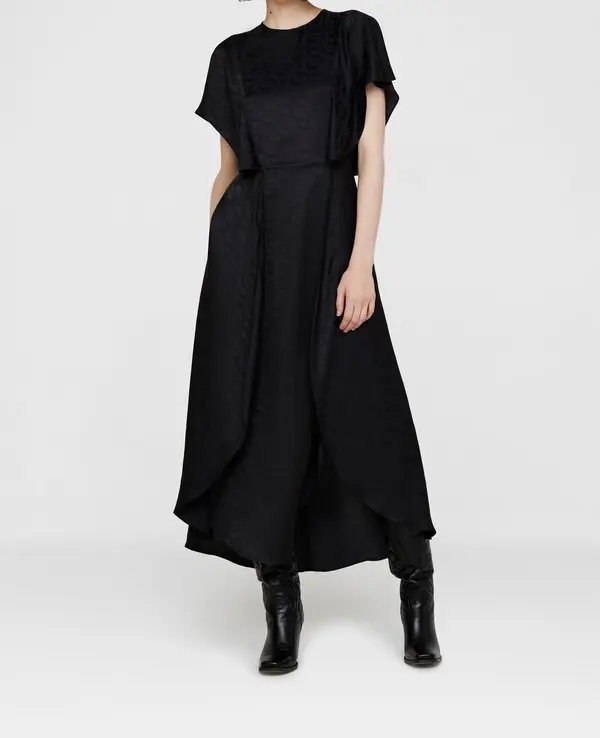 Stella McCartney S-wave Jacquard Maxi Dress