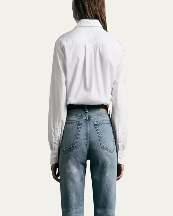 Rag & Bone Maxine Classic Button-front Shirt - White
