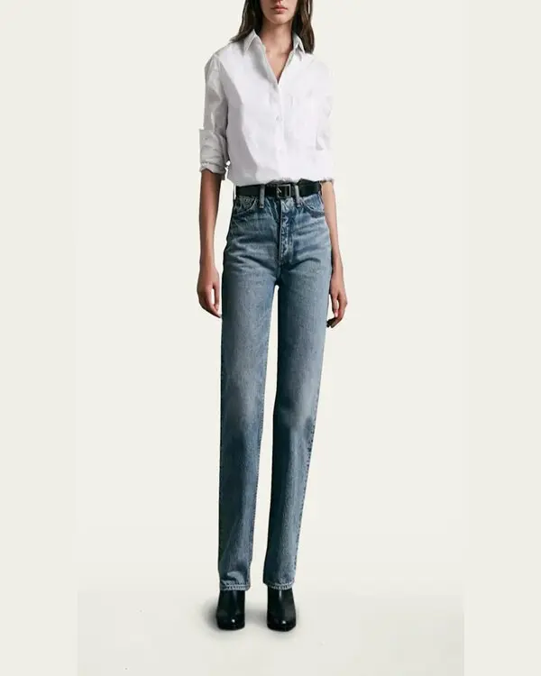 Rag & Bone Maxine Classic Button-front Shirt - White