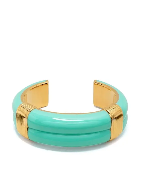 AURÉLIE BIDERMANN Double Katt Cuff Bracelet - Gold