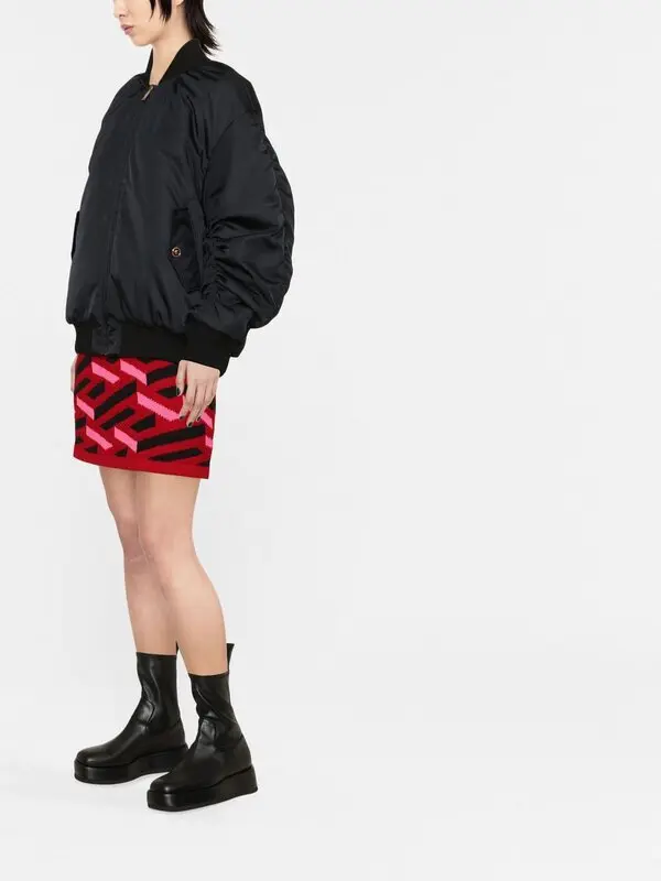 Versace I Ventagli-print Reversible Puffer Jacket