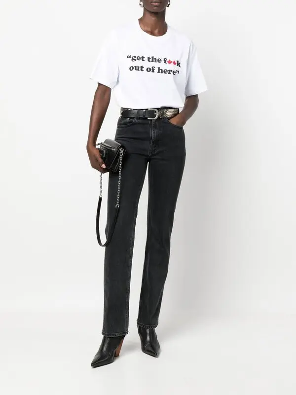 Dsquared2 Cotton Slogan Print T-shirt