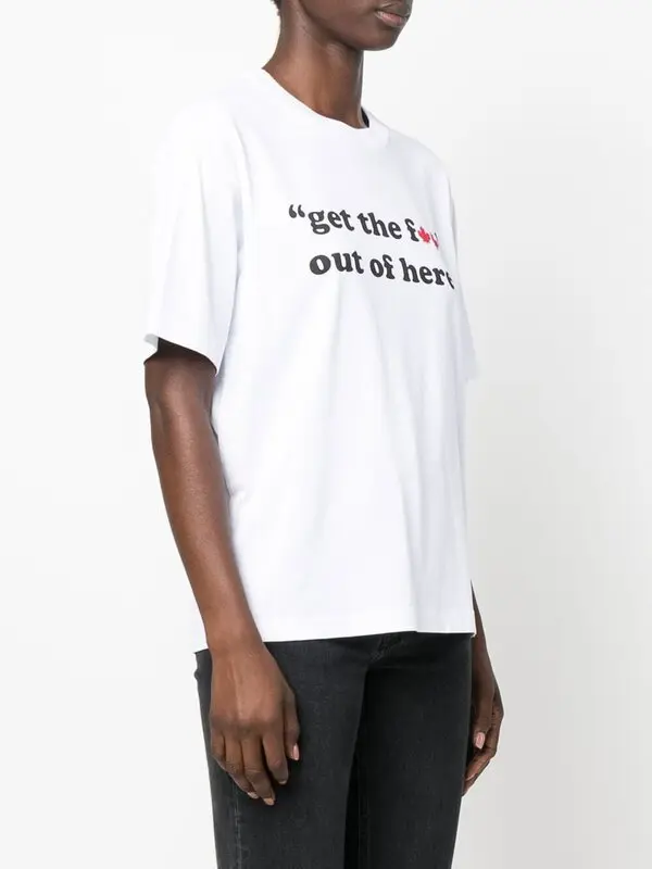 Dsquared2 Cotton Slogan Print T-shirt