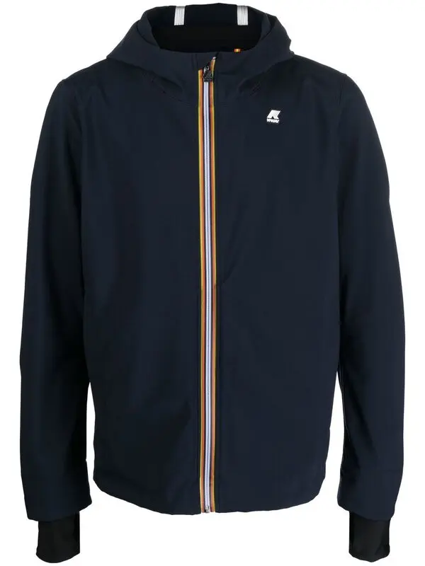 K-WAY Jack Bonded Hooded Jacket - Blue