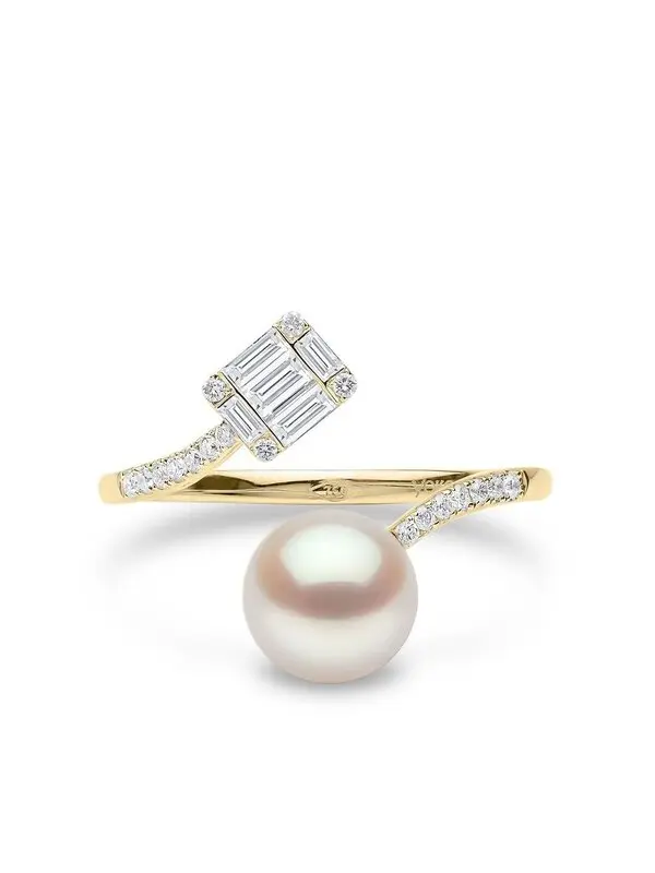 Yoko London 18kt Yellow Starlight Pearl And Diamond Ring - Gold