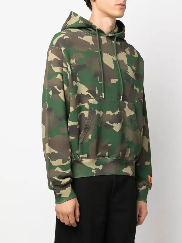 Heron Preston Camouflage Cotton Hoodie