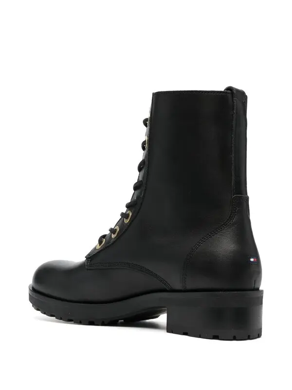 Tommy Hilfiger 40mm Zip-up Biker Boots