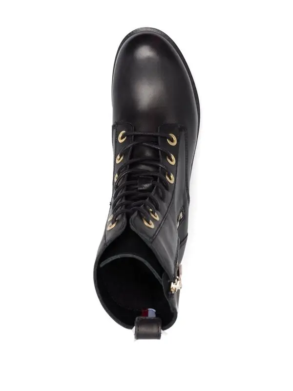 Tommy Hilfiger 40mm Zip-up Biker Boots