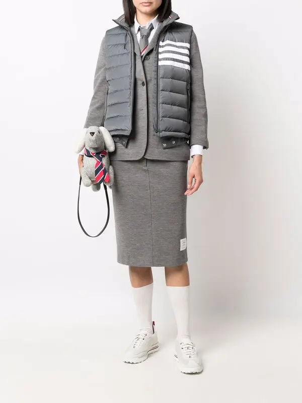 Thom Browne 4-bar Stripe Down-filled Padded Vest