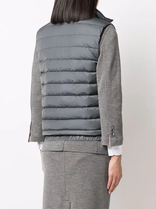 Thom Browne 4-bar Stripe Down-filled Padded Vest