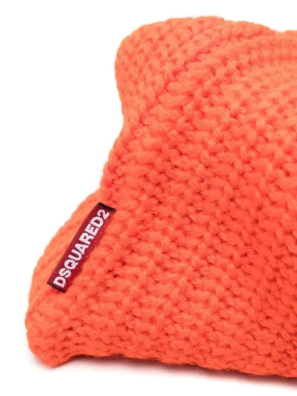 Dsquared2 Logo-patch Detail Collar Scarf