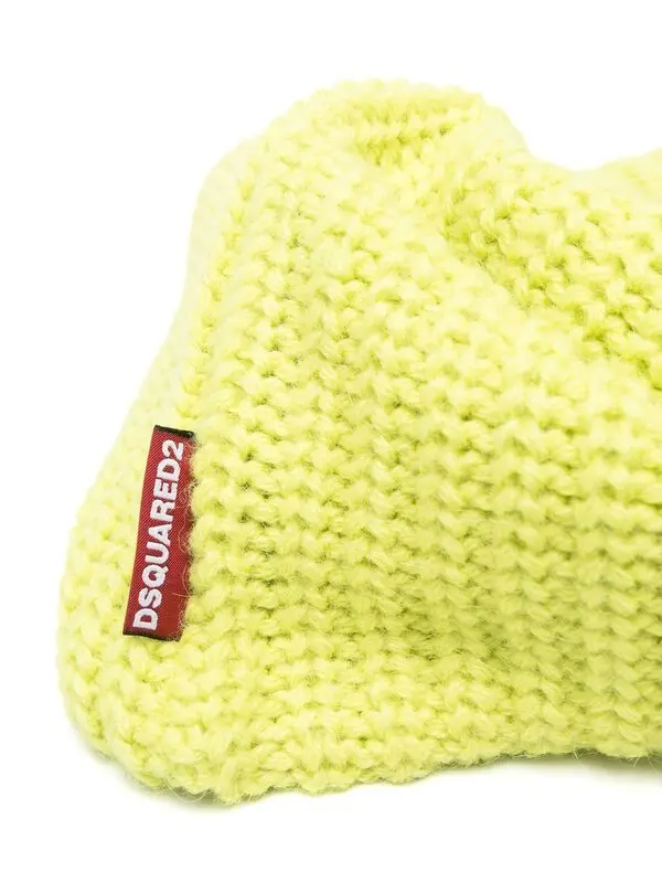 Dsquared2 Logo-patch Detail Collar Scarf