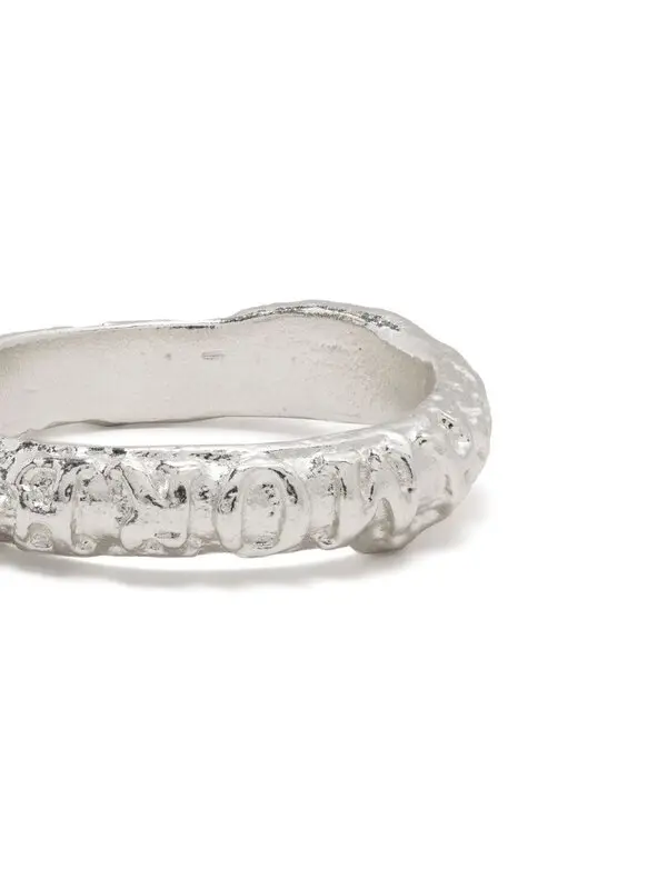 ALIGHIERI Tempo Engraved Sterling- Ring - Silver