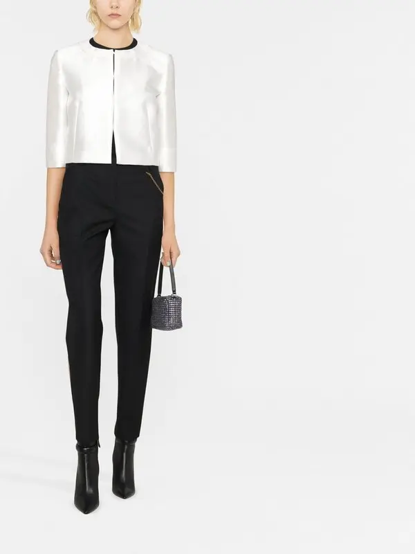 Alberta Ferretti Dart-detail Cropped Jacket