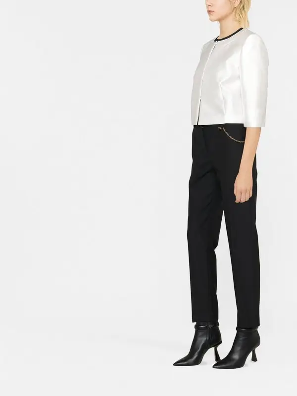 Alberta Ferretti Dart-detail Cropped Jacket