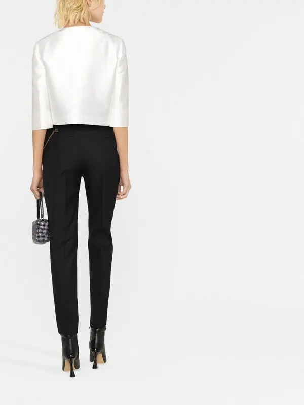 Alberta Ferretti Dart-detail Cropped Jacket