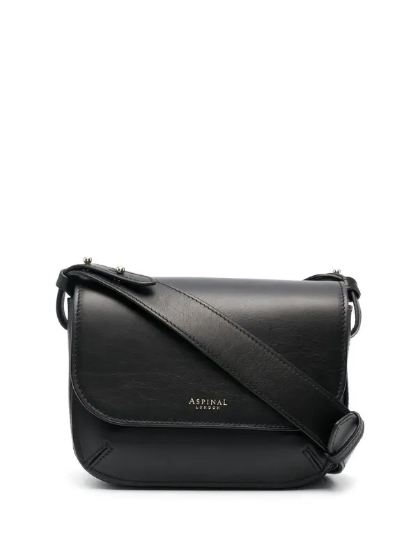 ASPINAL OF LONDON Ella Smooth Crossbody Bag - Black