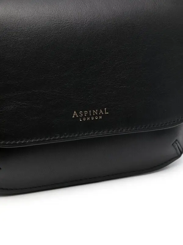 ASPINAL OF LONDON Ella Smooth Crossbody Bag - Black