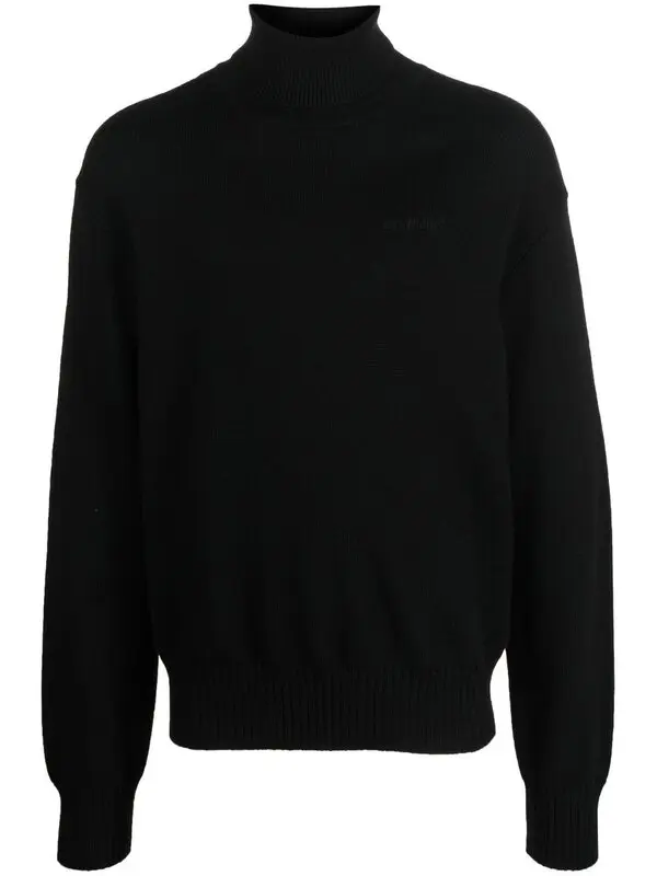 Off-White Roll-neck Wool Jumper