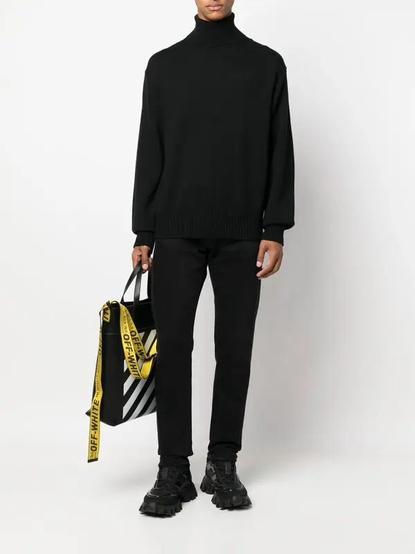 Off-White Roll-neck Wool Jumper