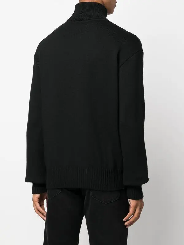 Off-White Roll-neck Wool Jumper