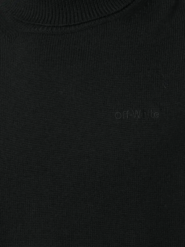 Off-White Roll-neck Wool Jumper