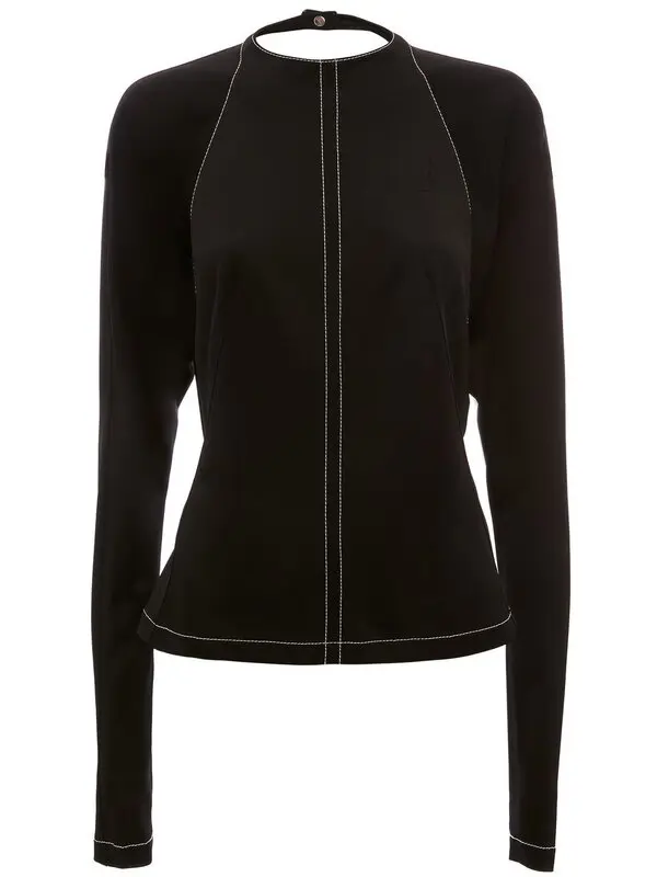 JW Anderson Open-back Long-sleeve Top